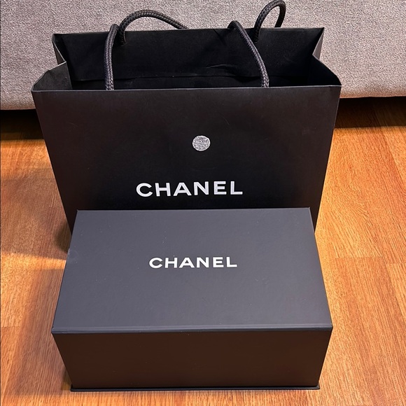 CHANEL | Storage & Organization | Chanel Black Luxury Box And Bag Set ...